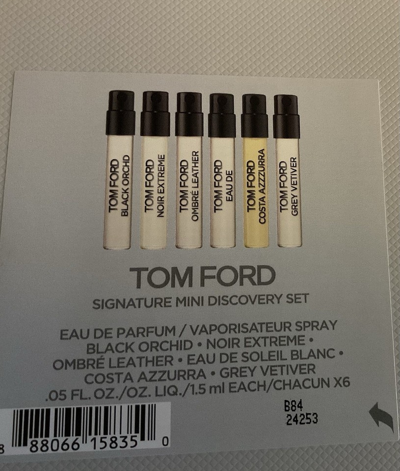 Tom Ford Signature Sampler Discovery Set 6 X .05 oz, 1.5ml | eBay