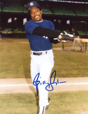 BILLY SAMPLE NEW YORK YANKEES SIGNED 8X10 PHOTO W/COA | eBay