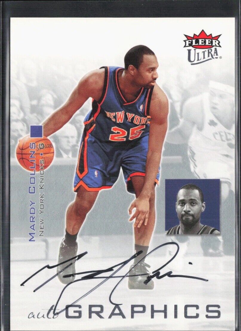 2007-08 Fleer Ultra #AU-MC Mardy Collins Autographics Black Ink Auto ...
