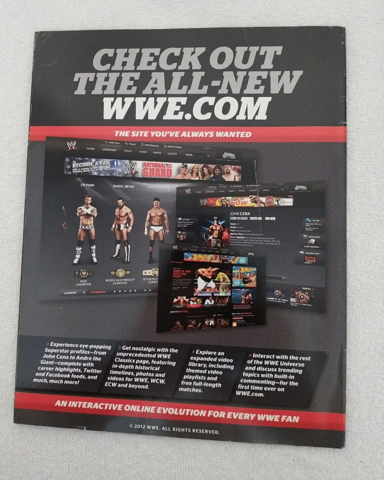 WWE Magazine May 2012 - The Undertaker | eBay