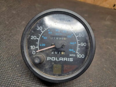 1990's Polaris Snowmobile Speedometer 1996 Miles | eBay