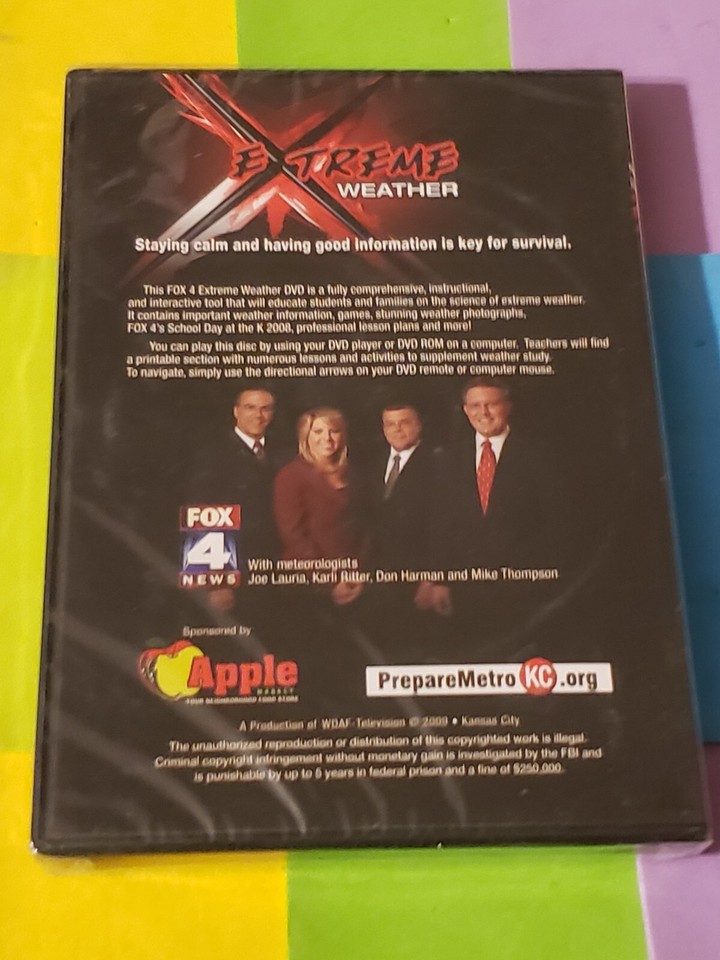 STORM STATION 4.4 - EXTREME WEATHER - FOX 4 NEWS - DVD - NEW SEALED | eBay