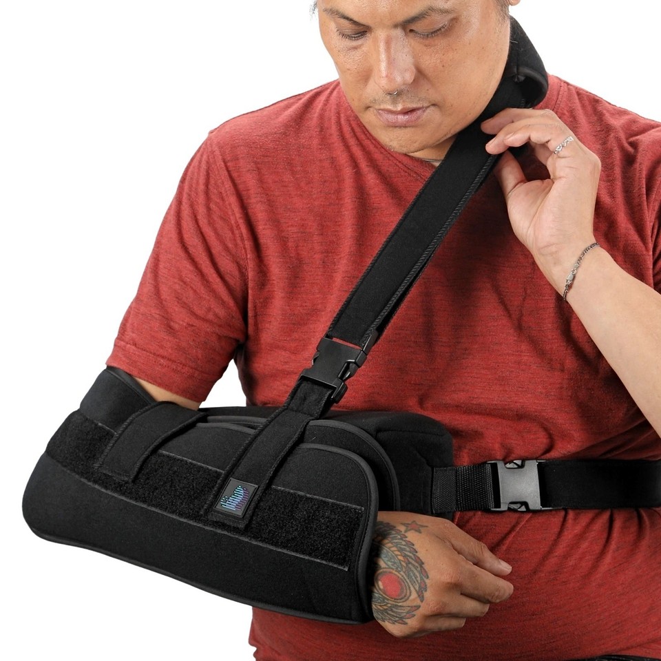 DeRoyal Shoulder Abduction Immobilizer Sling OS Rotator Cuff Injury ...