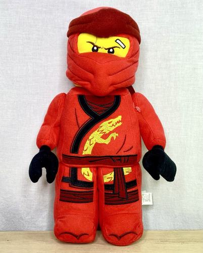 Lego Ninjago Kai Red Ninja Minifigure Plush Soft Toy 14” Retired ...