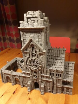 Fantasy clock tower - Wargaming Terrain, Warhammer, Age of Sigmar, SAGA ...