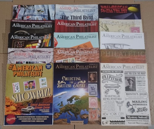 Stamp Collecting Magazines Lot Of 15 American Philatelist USPS ...