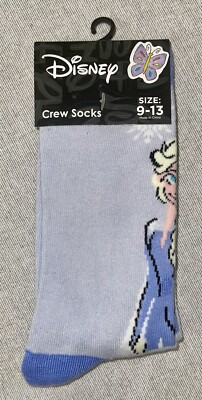 Disney-Frozen Elsa-Crew Socks | eBay