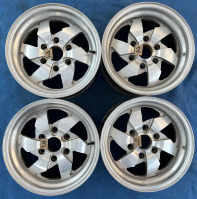 (4) 16” Vintage Centerline Sunray Wheels 6x5.5 Chevy GMC Toyota Nissan ...