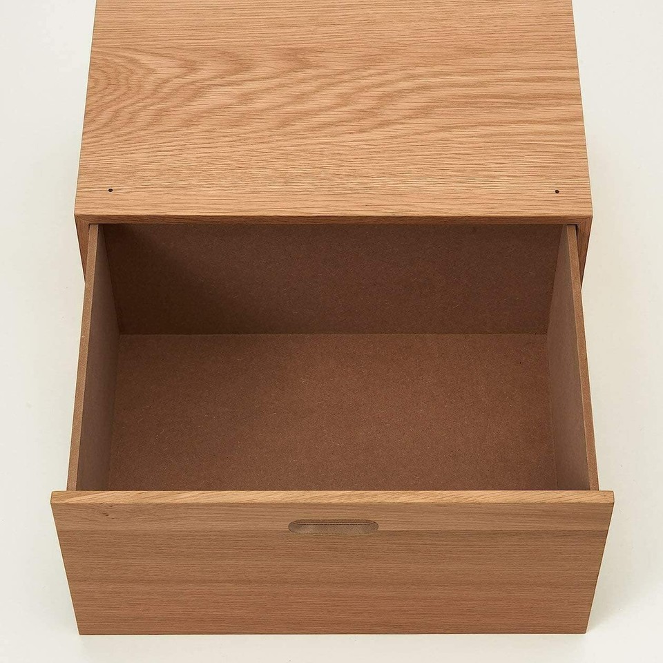 MUJI Wood Storage Drawer 14.5 X 7.3 X 11 in Oak Japan Muji | eBay