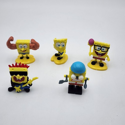 Just Play Disney SpongeBob SquarePants Collector Mini Figures Set Of 5 ...