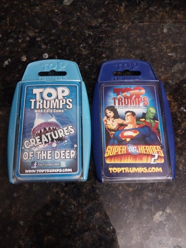 Top Trumps DC Super Heros & Creatures Of The Deep 2 Card Game | eBay