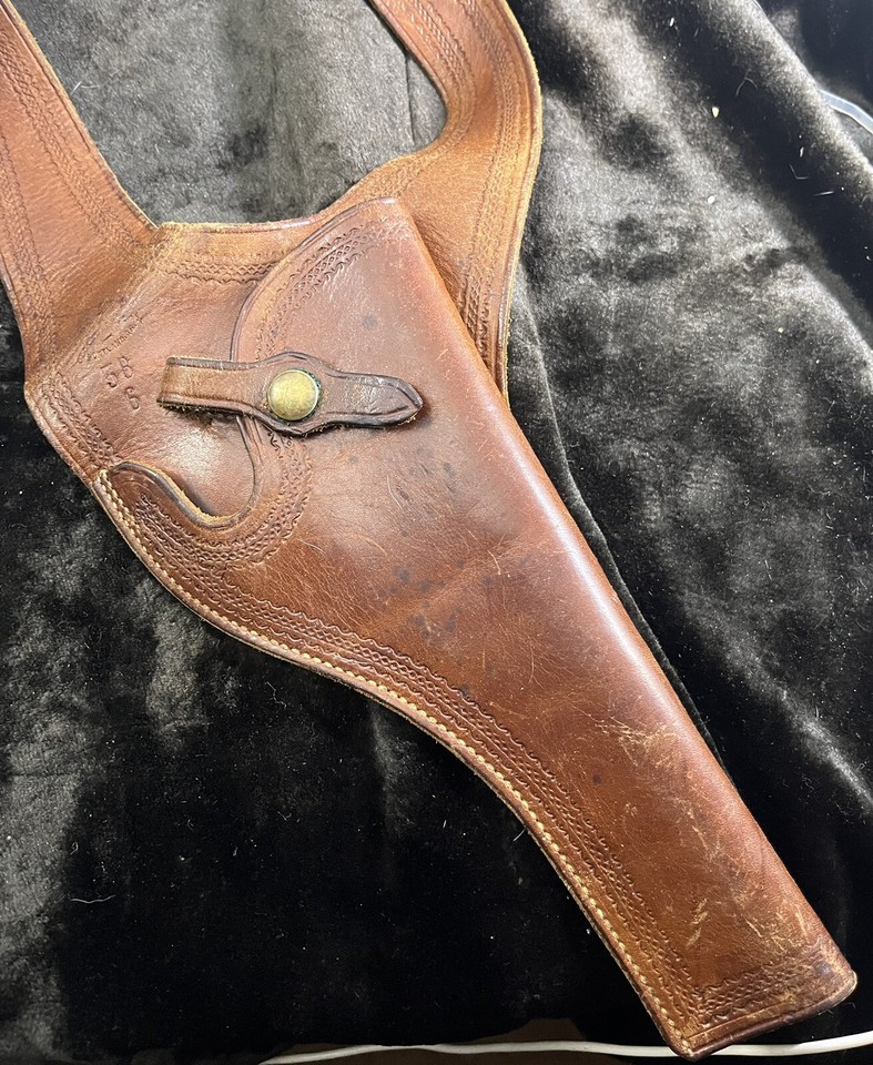LAWRENCE LEATHER VINTAGE SHOULDER HOLSTER | eBay
