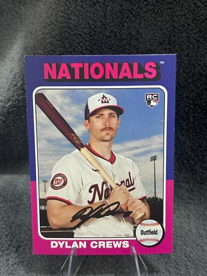 2025 Topps Heritage H25-24 25th Anniversary Dylan Crews RARE Rookie ...