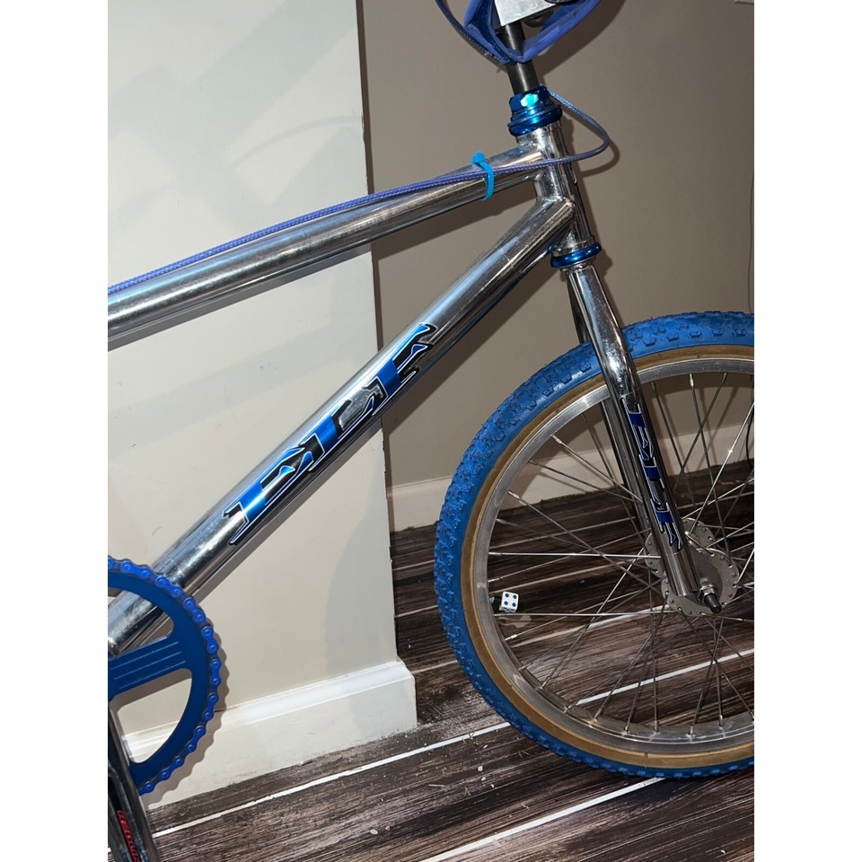ELF BMX Blue & Silver Old School Bike with Original Parts. Redline ...