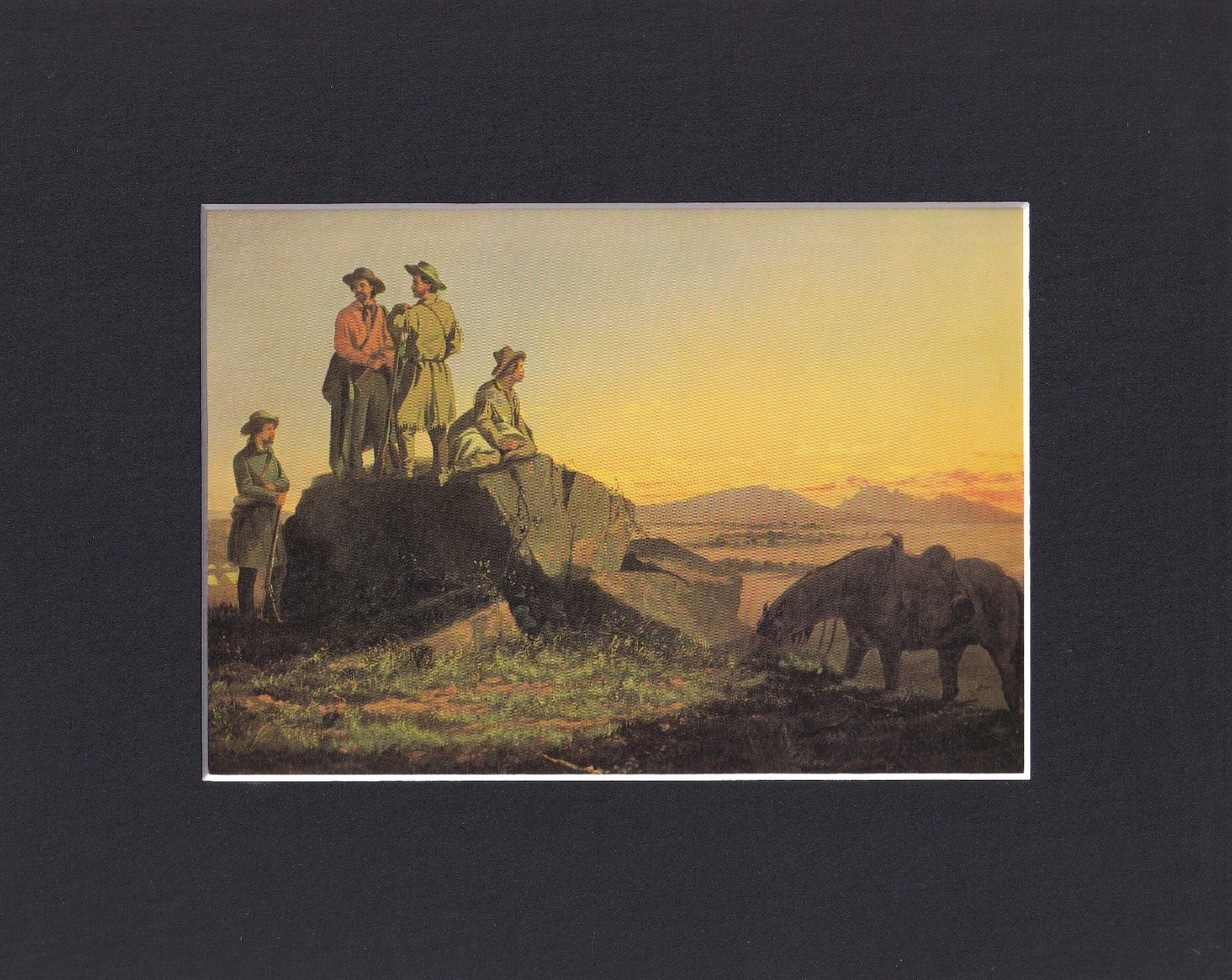 8X10 Matted Print Western Art Picture: John Mix Stanley, Scouts in the ...