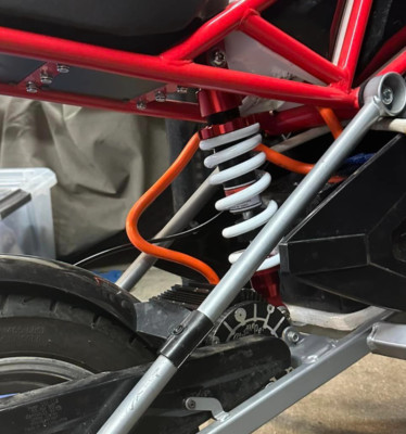 RAZOR RSF650 Upgraded Rear Shock Absorber Adjustable Suspension Parts ...