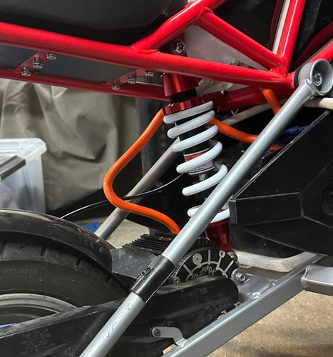 RAZOR RSF650 Upgraded Rear Shock Absorber Adjustable Suspension Parts ...