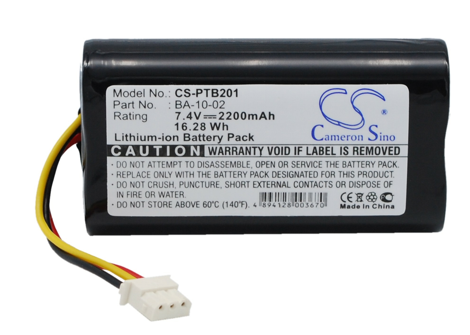 Cameron Sino 7.4V 2200mAh Li-ion Replacement Battery For Citizen ...