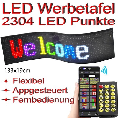 Flexible LED Tafel Display Werbung Panel Animation Anzeigefeld ...