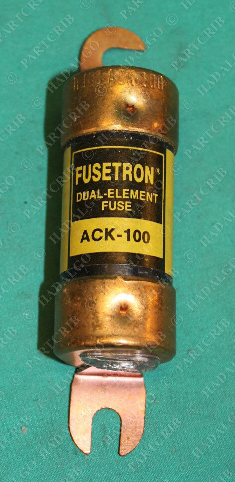 Bussmann, ACK-100, 100 Amp 100A Buss Cooper Fusetron Dual-Element Fuse ...