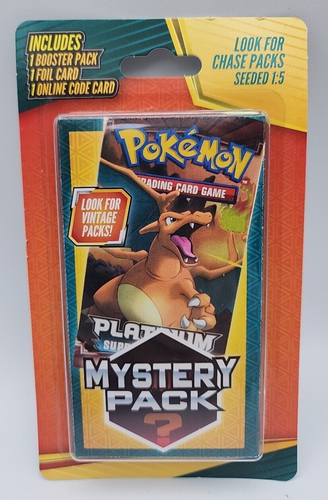 Pokemon Mystery Pack Chase VINTAGE Packs Seeded 1:5 Platinum Walgreens ...