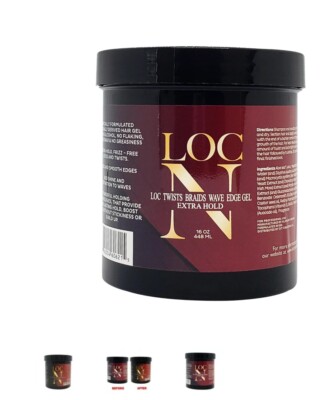 Loc N Loc Twists Braids Wave Edge Gel Extra Hold 16 Oz | eBay