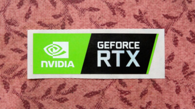 Nvidia GeForce RTX Sticker 15 x 46mm 2020 Version OEM For Desktop | eBay