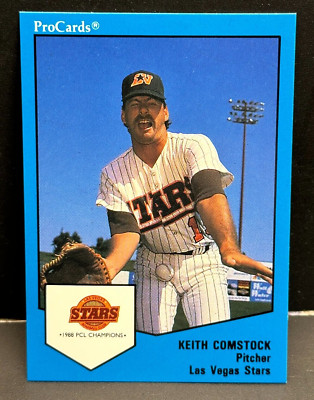 Keith Comstock 1989 Procards Las Vegas Shot to Nuts Blooper Card #14 ...