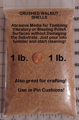 Crushed walnut shell .85-1.7mm 12/20 1 lb | eBay