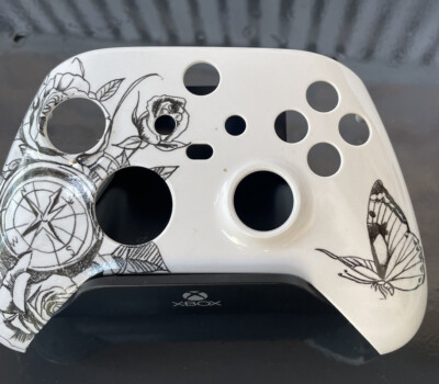 xbox series x controller faceplate 1914 Custom Butterfly Compass Black ...