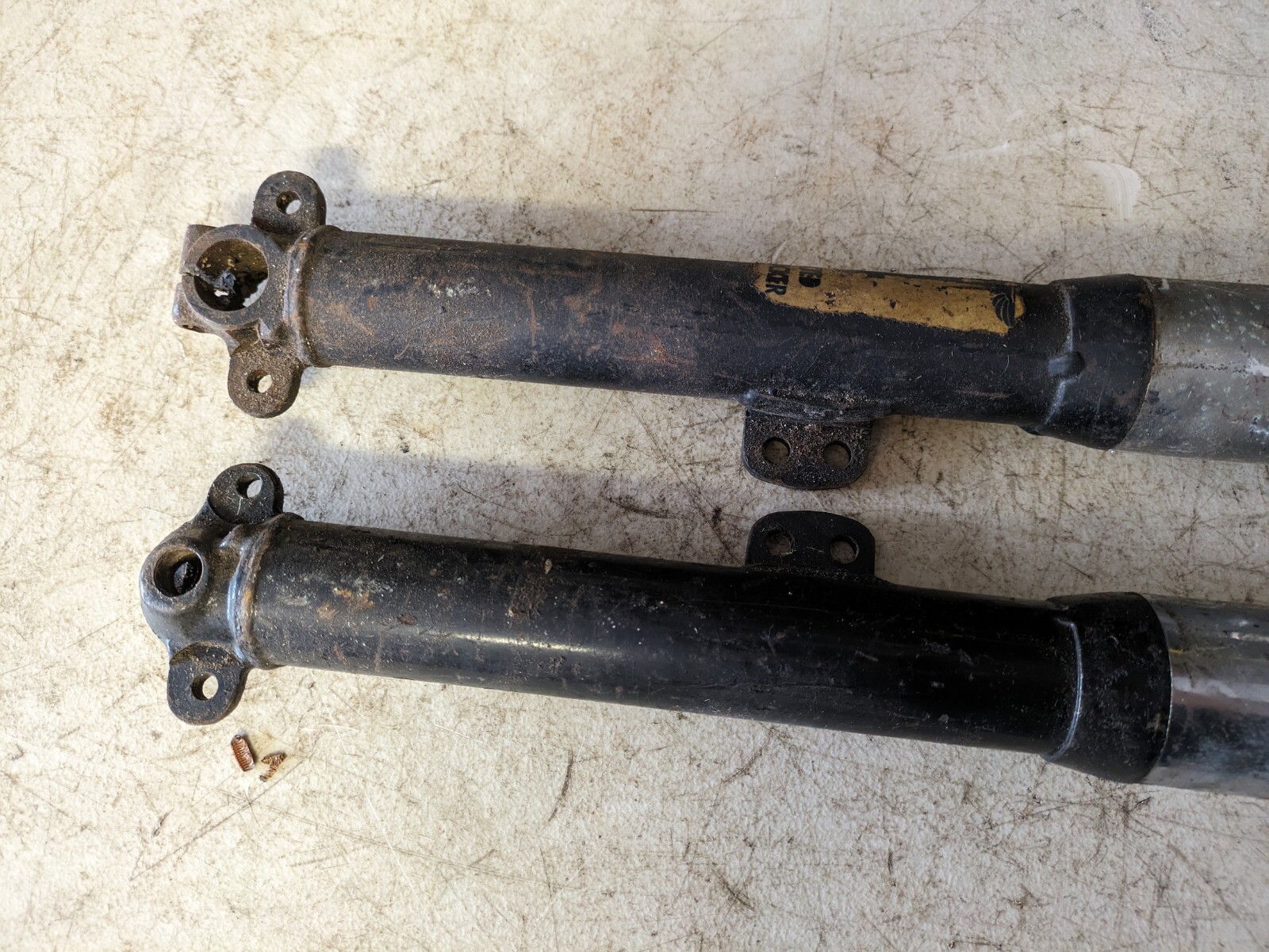 1969 BSA 441 B44VS Victor Special Front End Forks B44 Set OEM Triple ...