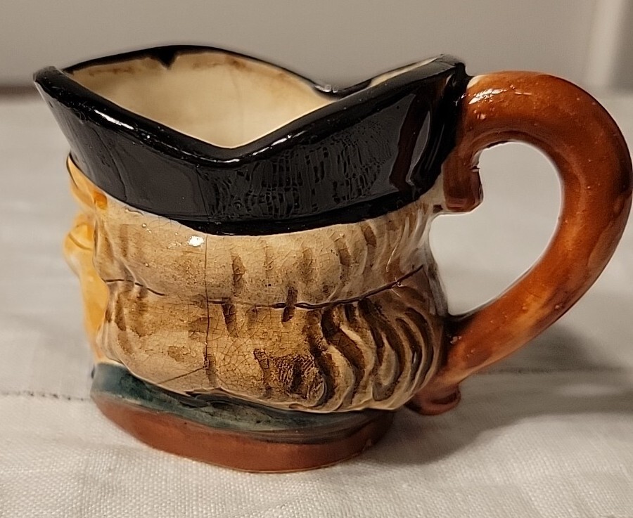 Vintage Toby Mug Creamer Made In Japan, Colonial Man with Mustache | eBay