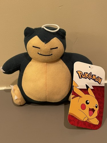 NWT Pokemon Snorlax Plush 7” Toy Factory Licensed Stuffed Animal Plush ...