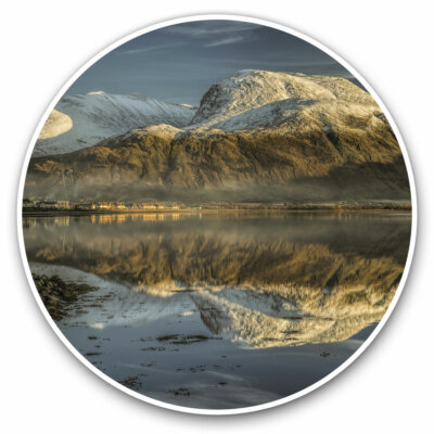 2 x Vinyl Stickers 25cm - Ben Nevis Mountain Scotland Cool Gift #15662 ...