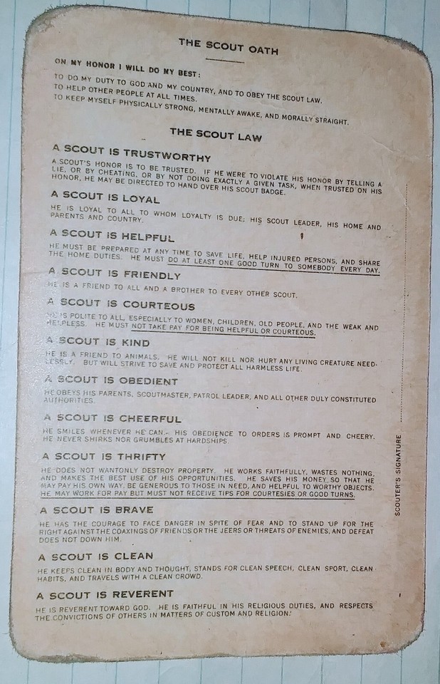 Collectible Boy Scouts of America National Council Den Mother sworn ...