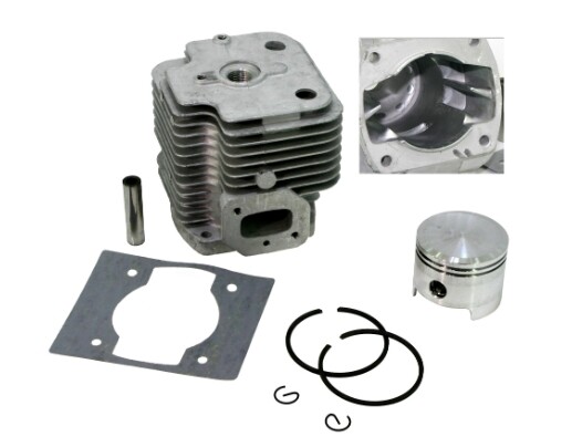 Kit Piston Cylinder Segments Engine Blower EB650 Ø 48 MM Kasei 1E48FP-2 ...