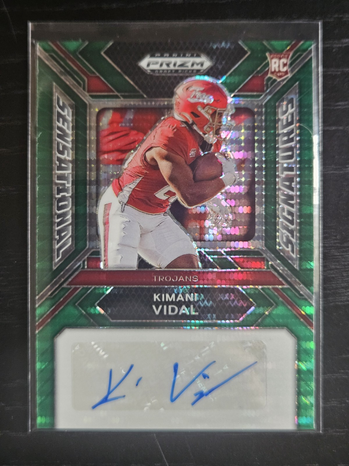 2024 Panini Prizm Draft Picks - Sensational Signatures Kimani Vidal #SS ...