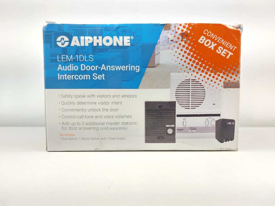 AIPhone LEM-1DLS Audio Door-Answering Intercom Set 788255120154 | eBay