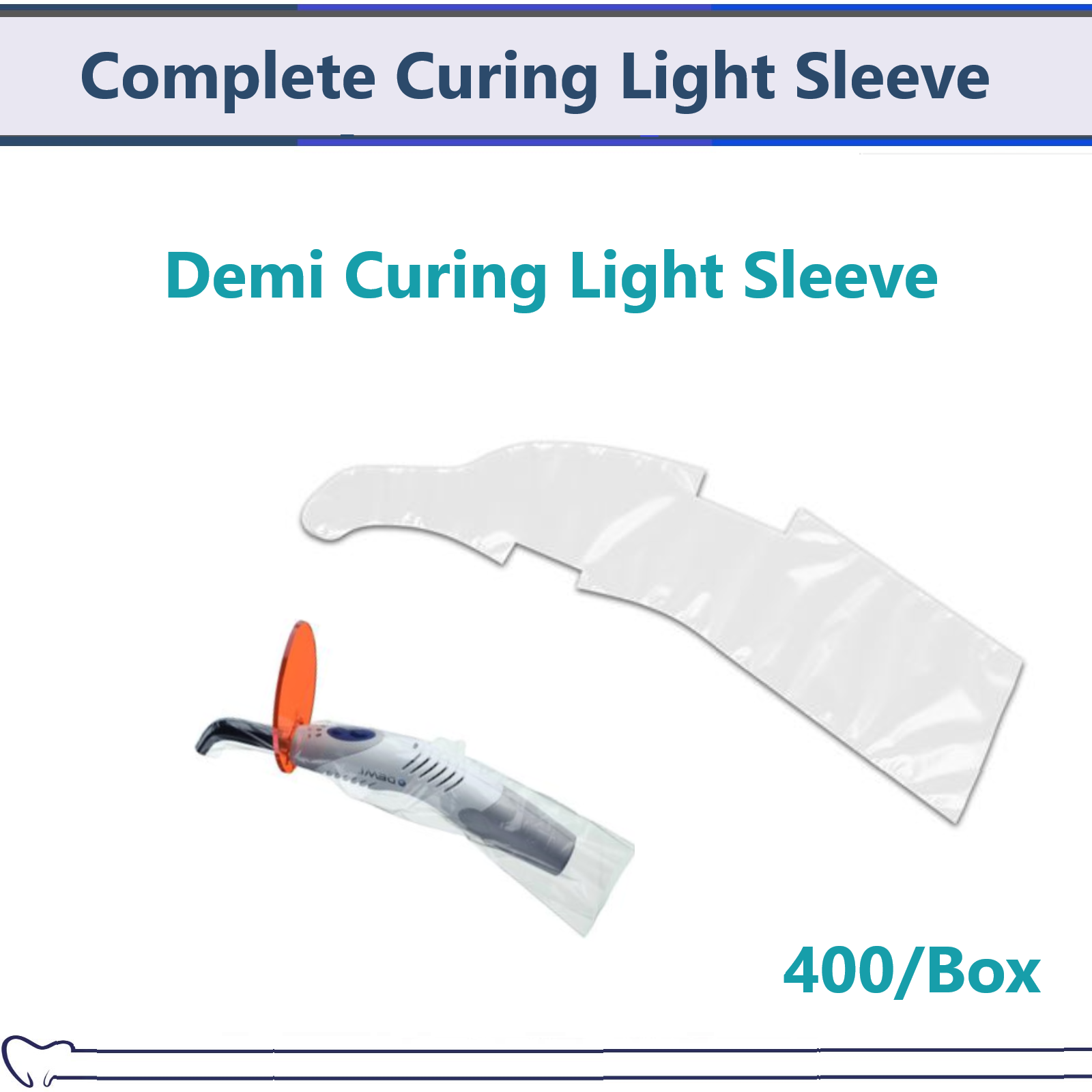 Dental Curing Light Cover Sleeves for ( Demi ) 400 pcs #PS-DEMI ...