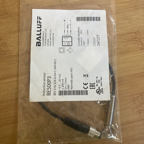 BALLUFF 516-324-G-E4-C-S49-00,2 (BES00P3) Inductive Sensor PNP NEW!! | eBay
