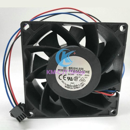 1PCS New Delta FFB0824EHE Inverter Cooling Fan 8038 DC24V 0.75A 8CM ...