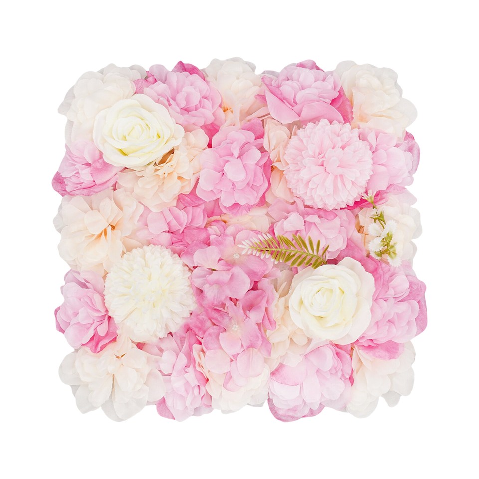 6Pcs Artificial Flower Wall Panels Flower Floral Wall Mat Background ...