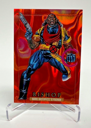 2024 Skybox Marvel Masterpieces ’92 Platinum #6 Bishop Orange Lava /25 ...