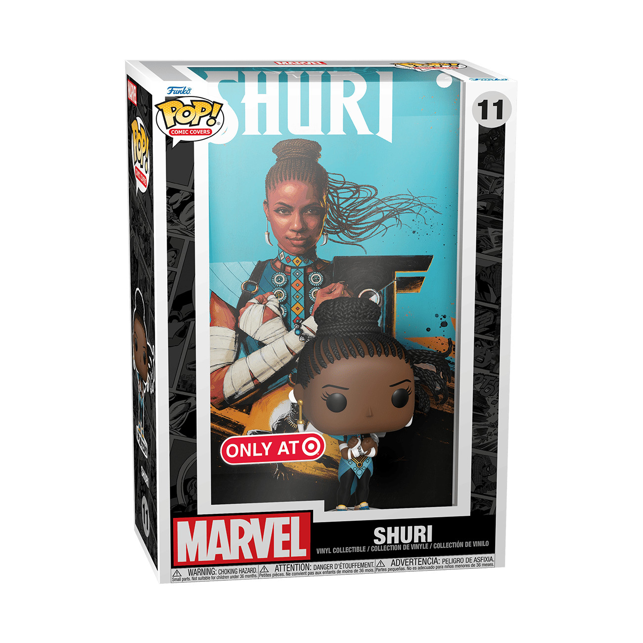 Funko Pop! Comic Book Cover with Case: Marvel - Shuri - Target (Exclusive) #11 for sale online ...