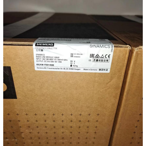 6SL3130-1TE31-0AA0 SINAMICS S120 BASIC LINE MODULE Brand New Expedited ...