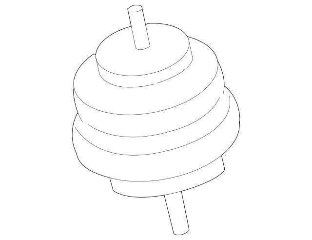 Engine Mount-VIN: 2, Eng Code: L26 GM Parts fits 2006 Buick Lucerne 3 ...