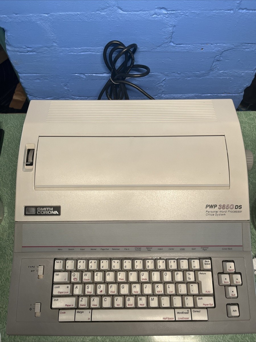 Smith Corona Personal Word Processor Pwp 58d W Floppy Disc Drive Cover