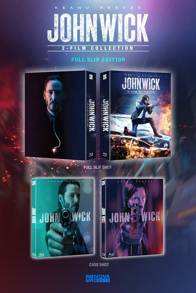 John Wick 1 & 2 BLU-RAY Double Pack / NOVA | eBay