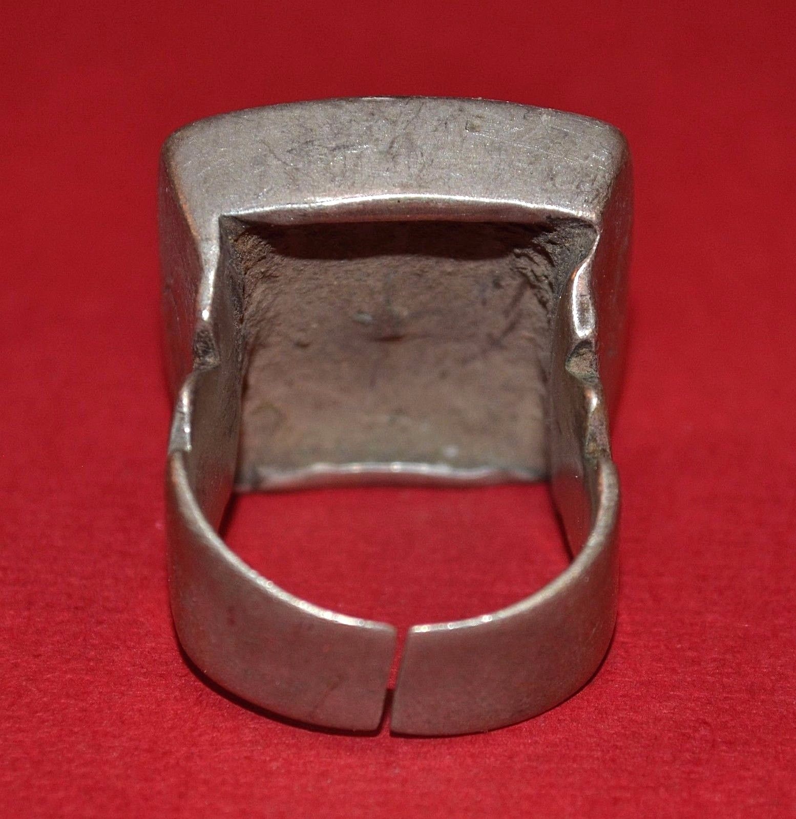 Large Antique African Tuareg Ethnic Coin Silver Ring Niger, Africa ...
