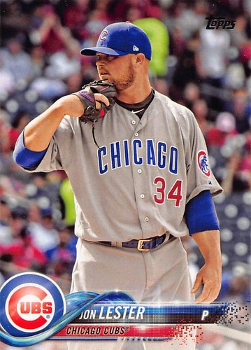 Jon Lester 2018 Topps 266 Chicago Cubs Baseball Card | eBay